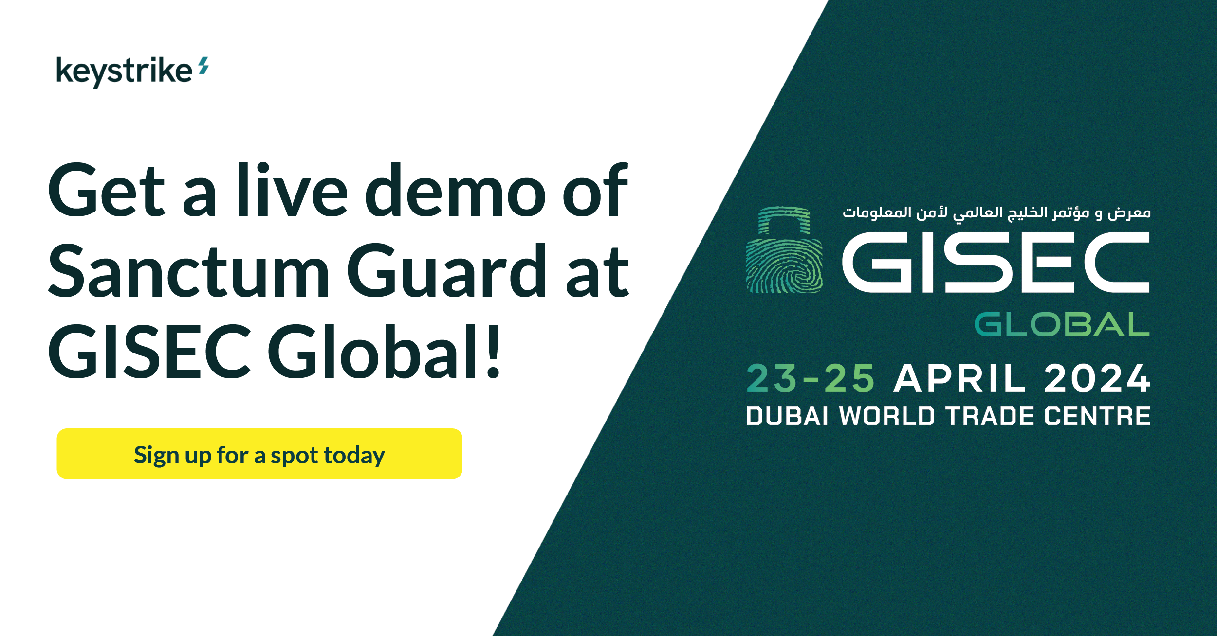 We're Going to GISEC 2024! See/Learn What Sanctum Guard Can Do For Your ...